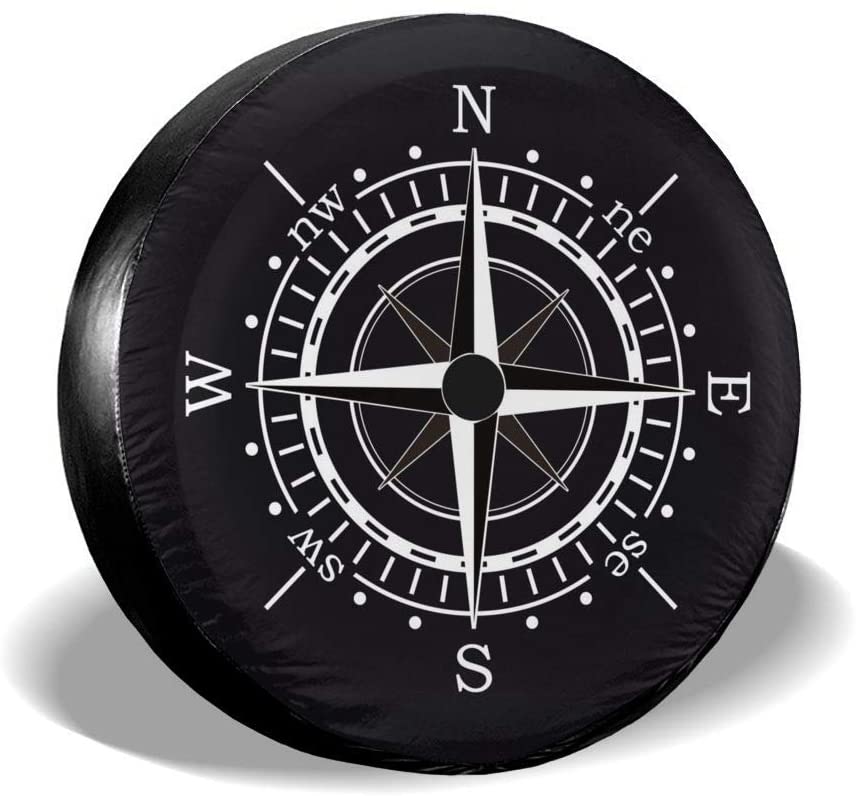 Outdoors Compass Spare Tire Covers - 14, 15, 16, 17 Inch